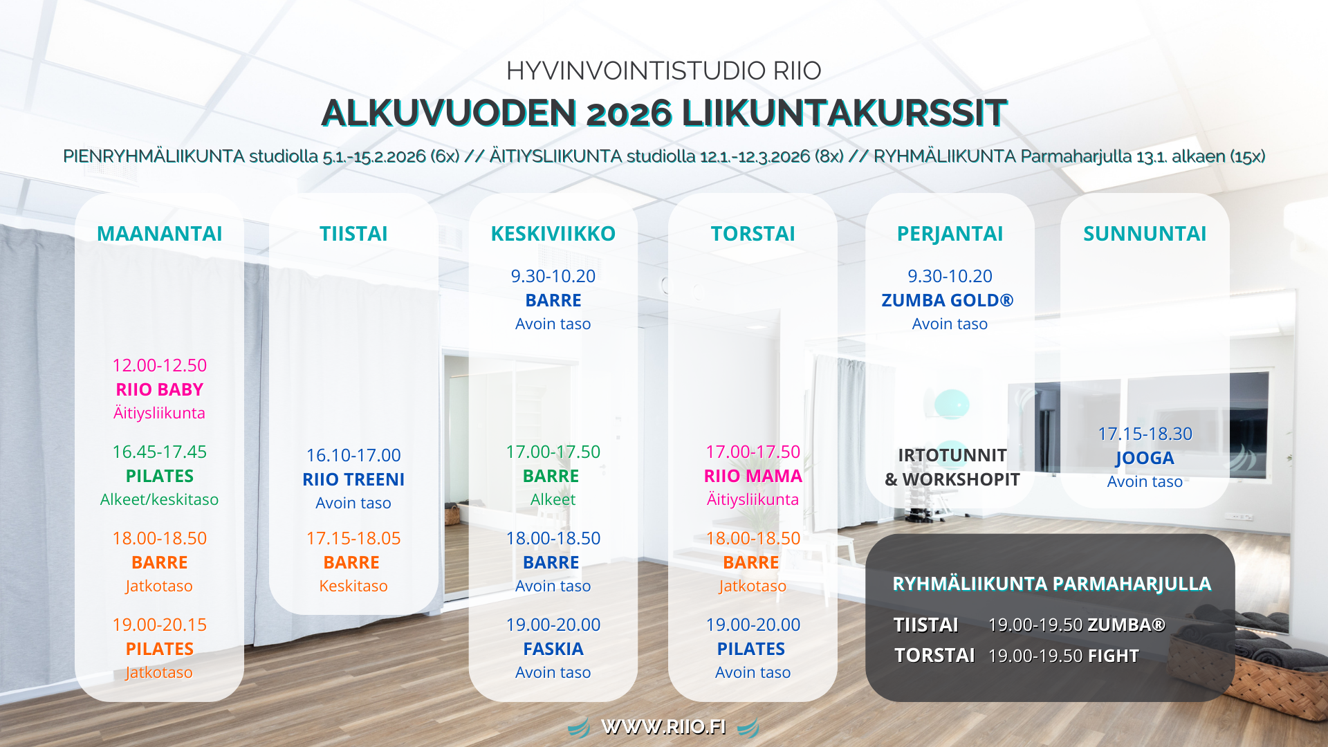 LIIKUNTA - Hyvinvointistudio RIIO